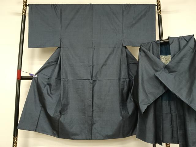 平和屋着物●男性　本場大島紬　アンサンブル　100亀甲　総詰め　正絹　逸品　AABA4554np