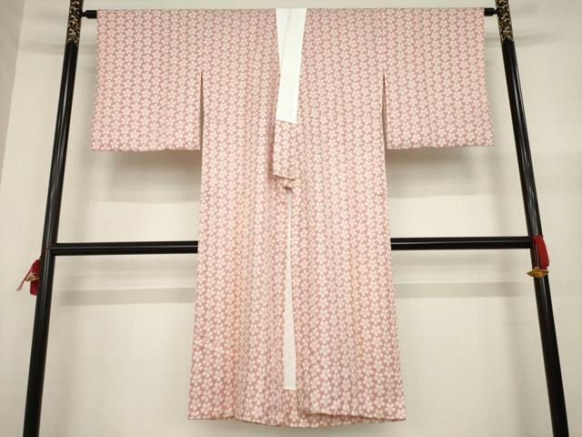 平和屋着物●長襦袢　無双仕立て　桜づくし　正絹　逸品　AABA4607ck