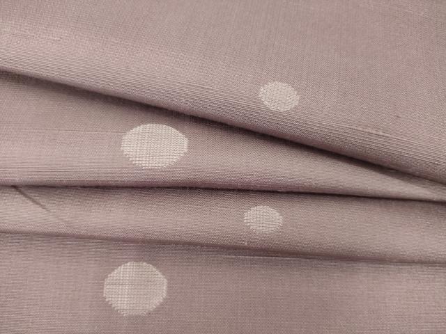平和屋着物●上質な紬　丸文　正絹　逸品　未使用　AABA4631ck