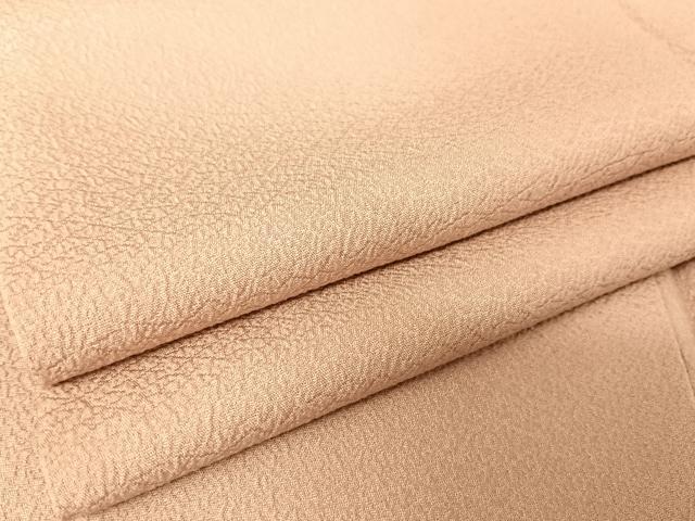 平和屋着物●上質な色無地　紋意匠　虹色　ロング丈　正絹　逸品　AABA4936np