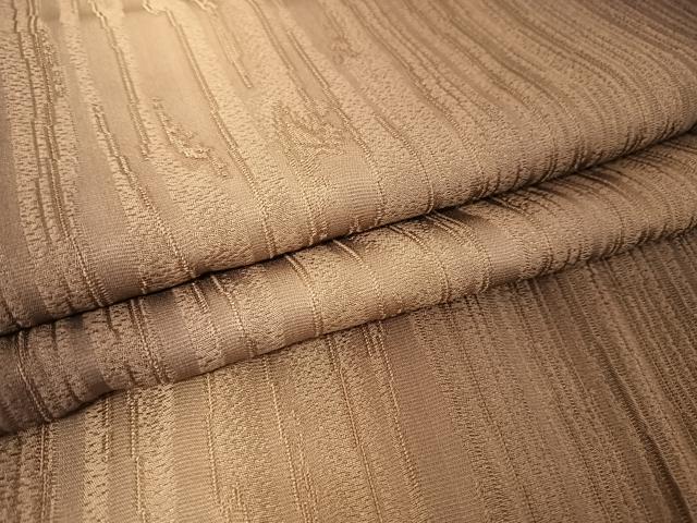 平和屋着物●坂圭祐　夢風靡　小紋　木目地紋　暈し染め　丹後ちりめん　反端付き　正絹　逸品　未使用　AABA4988np