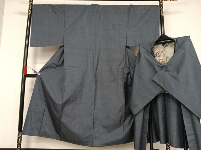 平和屋着物●男性　本場大島紬　アンサンブル　100亀甲　総詰め　正絹　逸品　未使用　AABA5039np