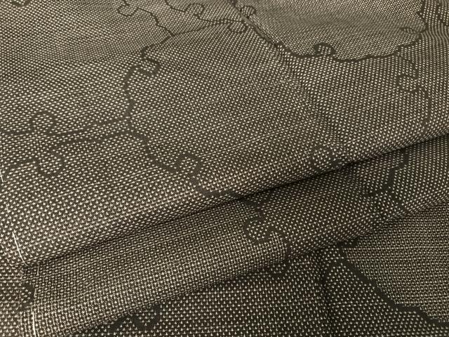 平和屋着物●東郷織物謹製　本場大島紬　160亀甲　雪輪文　正絹　逸品　未使用　AABA5043np