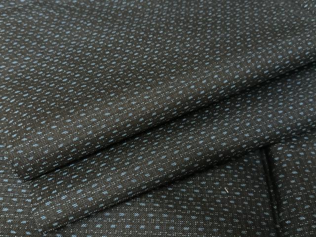 平和屋着物●本場大島紬　格子　正絹　逸品　AABA5057np