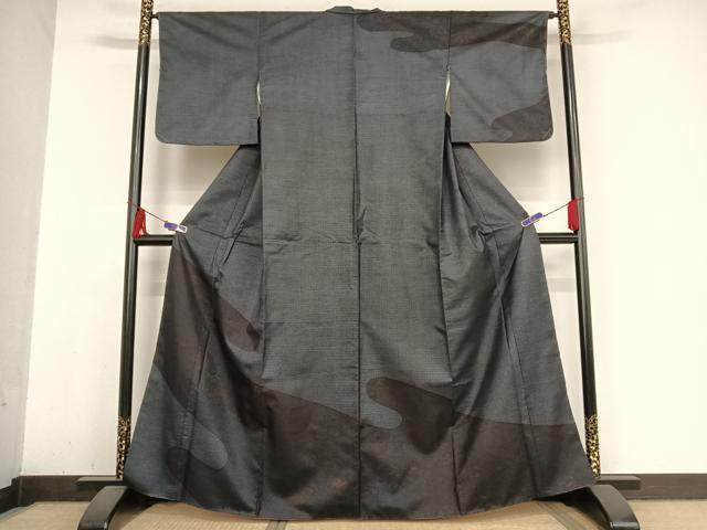 平和屋着物●訪問着　流水花文　洗える着物　未使用　AABA5079np