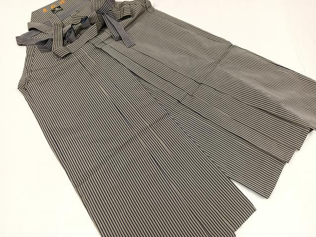 平和屋着物●男性　馬乗り袴　縞　AABA5212ph