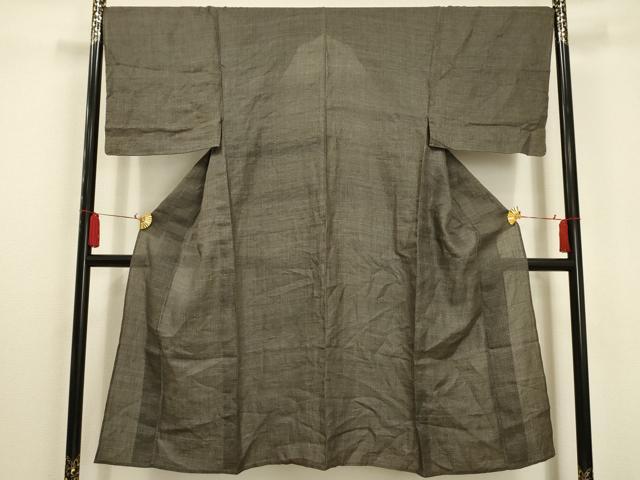 平和屋着物＊夏物　男性　上布　80亀甲　総詰め　麻　逸品　AABA5587sx