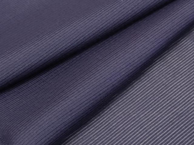 平和屋着物＊夏物　色無地　絽　深紫色　洗える着物　AABA5702sx