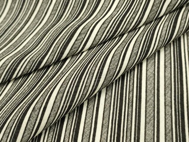 平和屋着物＊夏物　小紋　紗　斜縞　洗える着物　AABA5706sx