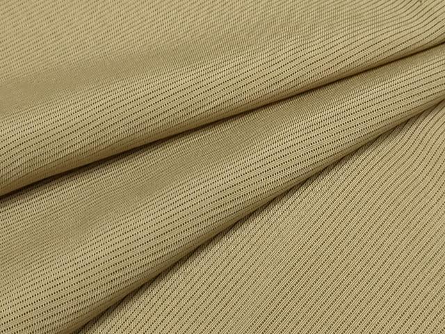 平和屋着物＊夏物　色無地　絽　白橡色　正絹　逸品　AABA5764sx