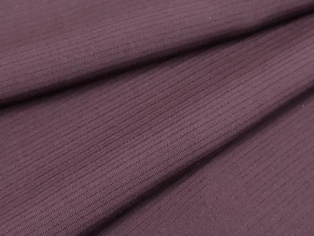 平和屋着物＊夏物　色無地　絽　葡萄色　正絹　逸品　AABA5783sx