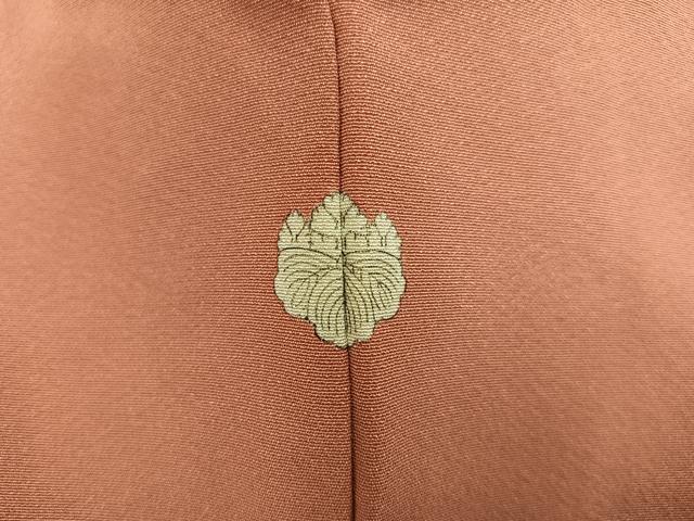 平和屋着物○上質な色無地 宍色 正絹 逸品 未使用 AABA6467ph