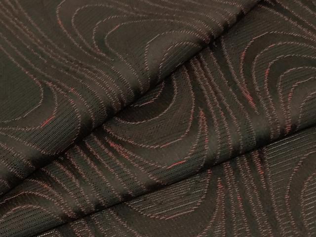 平和屋着物＊夏物　小紋　絽　流水文　正絹　逸品　AABA6540jd