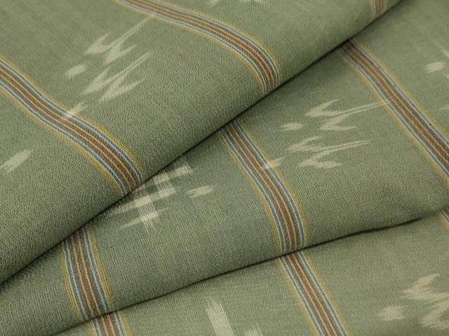 平和屋着物＊夏物　本場琉球絣　夏琉球　絣文　正絹　逸品　AABA6611jd