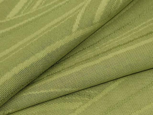 平和屋着物＊夏物　小紋　紗　流水文　正絹　逸品　AABA6613jd