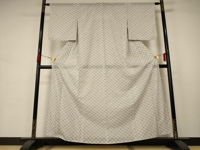 平和屋着物＊夏物　小紋　絽　麻の葉文様　洗える着物　AABA6628jd 平和屋着物＊夏物 小紋 絽 麻の葉文様 洗える着物 AABA6628jdの通販は