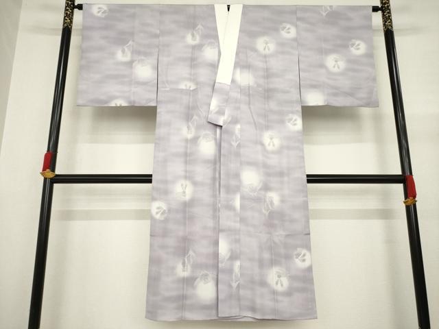 平和屋着物●長襦袢　無双仕立て　木兎　兎　やまと誂製　正絹　逸品　AABA6689ck