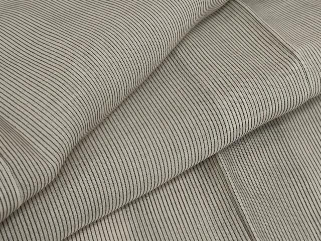 平和屋着物＊夏物　小紋　紗　縞　正絹　逸品　AABA6841st