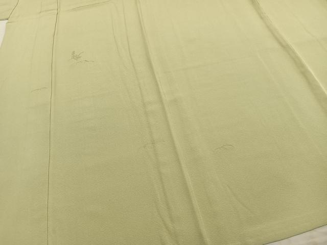 平和屋着物▽無地絵羽訪問着 単衣 中国三大刺繍 相良