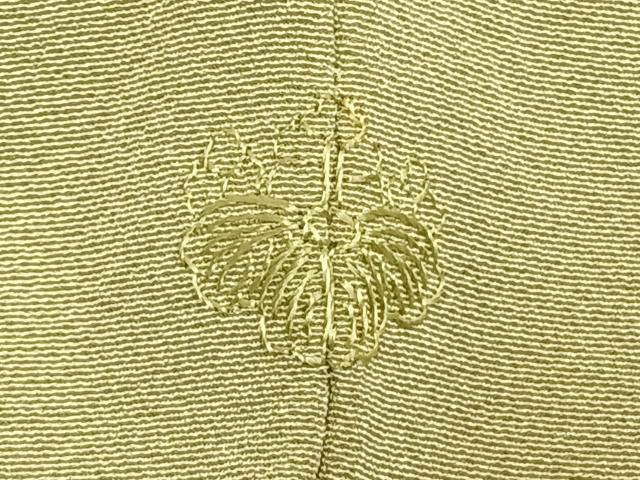 平和屋着物▽無地絵羽訪問着 単衣 中国三大刺繍 相良