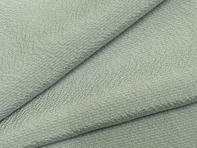 平和屋着物▽上質な色無地　単衣　白藍色　正絹　逸品　AABA7474fy