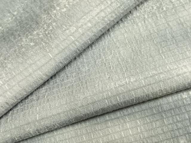 平和屋着物▽上質な紬　単衣　霞文　正絹　逸品　未使用　AABA7605fy