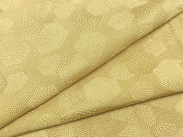 平和屋着物▽江戸小紋　単衣　亀甲文　正絹　逸品　AABA7747fy