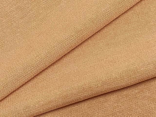 平和屋着物▽上質な色無地　単衣　一斤染色　正絹　逸品　未使用　AABA7779fy