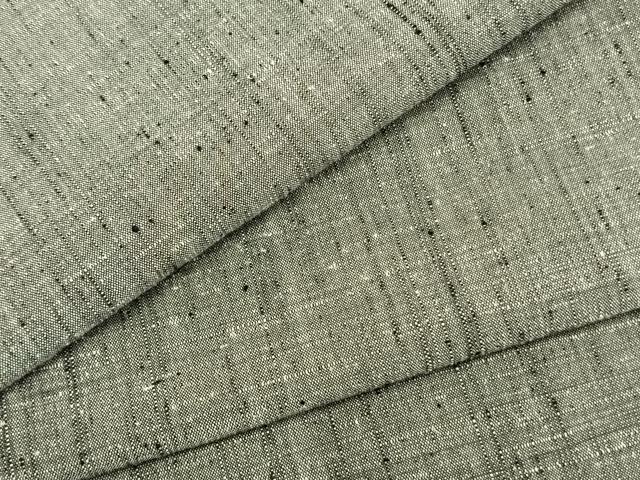 平和屋着物▽上質な紬　単衣　霞文　正絹　逸品　AABA7797fy