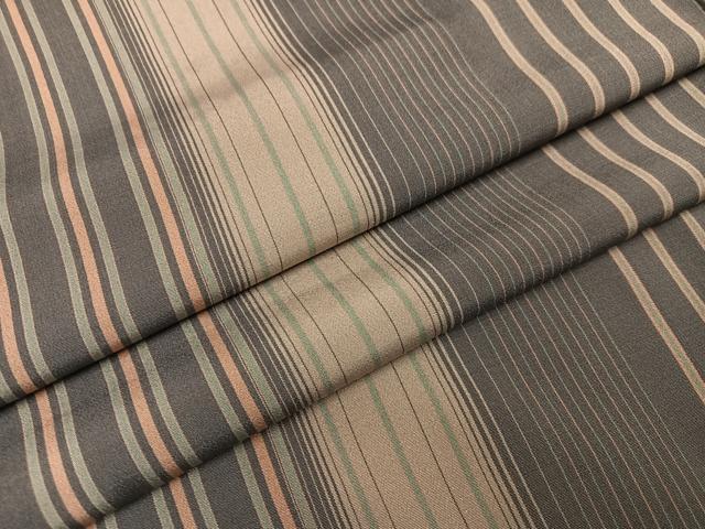 平和屋着物●上質な小紋　間道　正絹　逸品　AABA7862ph