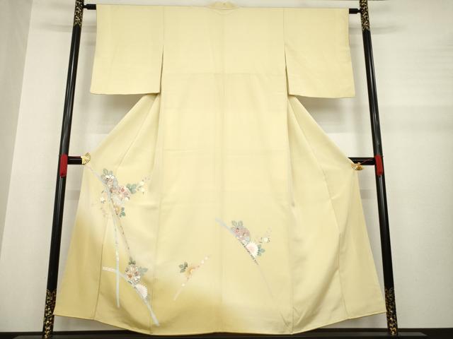 平和屋着物●訪問着　蔓帯花文　正絹　逸品　AABA7967ck