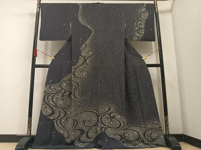 平和屋着物●訪問着　唐草文　正絹　逸品　AABA8228ph