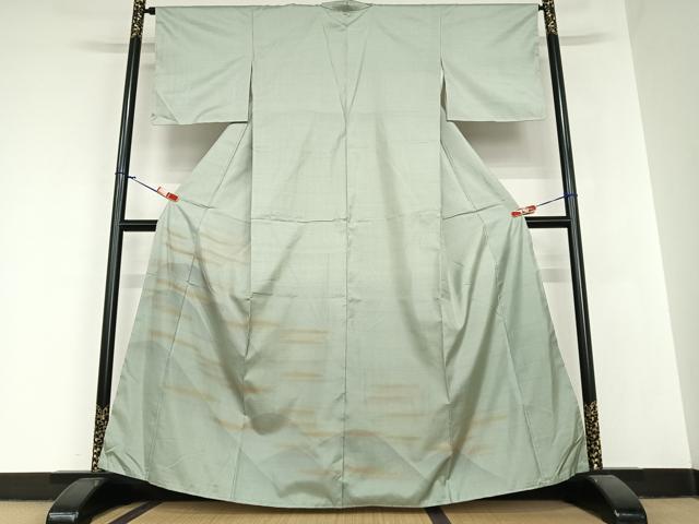 平和屋着物●本場染大島紬　訪問着　遠山重ね文　暈し染め　金彩　正絹　逸品　未使用　AABA8804zg
