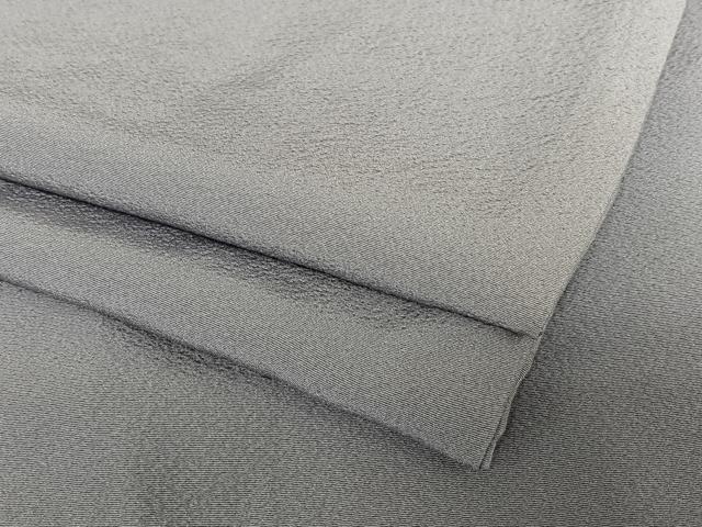 平和屋着物●上質な色無地　滅紫色　正絹　逸品　AABA8844zg