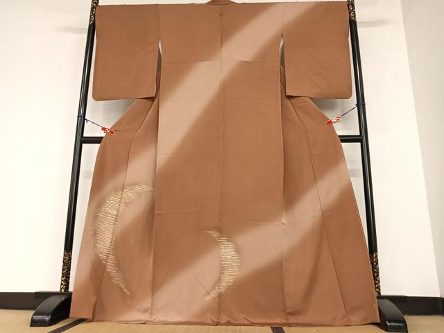 平和屋着物●創業460年・千總　訪問着　三日月　暈し染め　金彩　大丸扱い　正絹　逸品　AABA8846zg