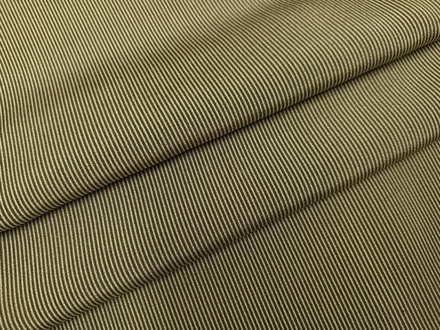 平和屋着物●江戸小紋　万筋　媚茶色×白橡色　正絹　逸品　AABA8943ph