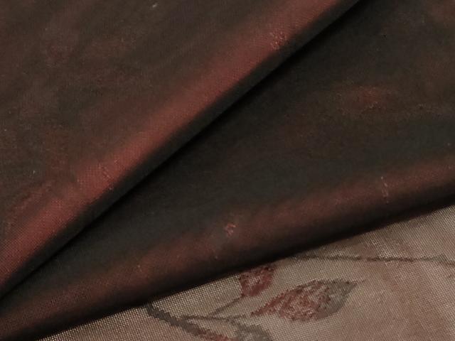 平和屋着物＊夏物　小紋　紗　枝花文　正絹　逸品　未使用　AABA9363jd