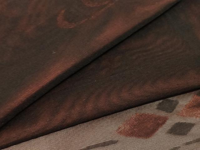 平和屋着物＊夏物　小紋　紗　幾何学文　正絹　逸品　未使用　AABA9413jd