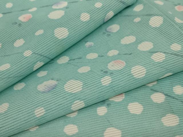 平和屋着物＊夏物　小紋　絽　成り物　洗える着物　AABA9427jd 平和屋着物＊夏物 小紋 絽 成り物 洗える着物 AABA9427jd