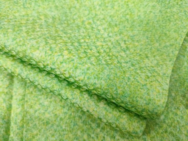 平和屋着物●上質な小紋　霞文　暈し染め　正絹　逸品　AABA9447ck