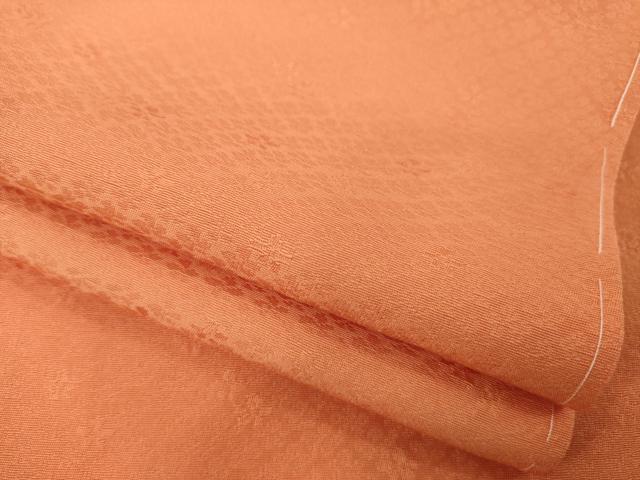 平和屋着物●上質な色無地　小花地紋　＆#32385；色　正絹　逸品　AABA9485ck