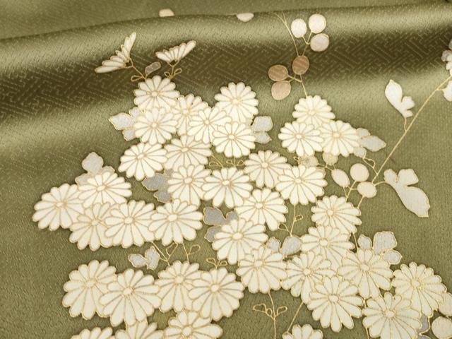 平和屋着物●訪問着　草花文　金彩　正絹　逸品　AABA9500ck 平和屋着物○訪問着 草花文 金彩 正絹 逸品 AABA9500ckの通販はau PAY