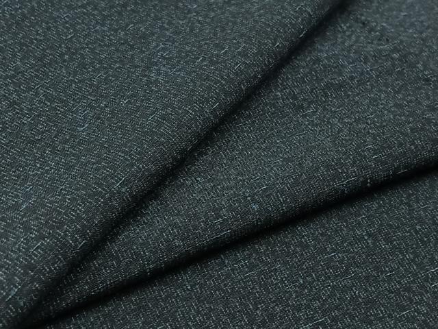 平和屋着物▽男性　紬　単衣　霞文　正絹　逸品　AABA9550jh