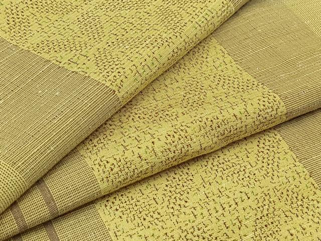 平和屋着物▽上質な紬　単衣　花間道　正絹　逸品　AABA9560jh