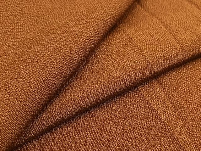 平和屋着物▽江戸小紋　単衣　鮫小紋柄　鬼しぼ縮緬　正絹　逸品　AABA9567jh