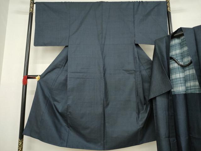 平和屋着物●男性　本場大島紬　アンサンブル　100亀甲　総詰め　正絹　逸品　AABA9777ck