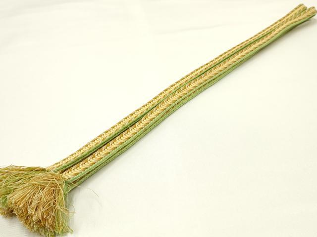 平和屋着物○極上 有職組紐道明 帯締め 新源氏組 宮内庁御用 国立博物館