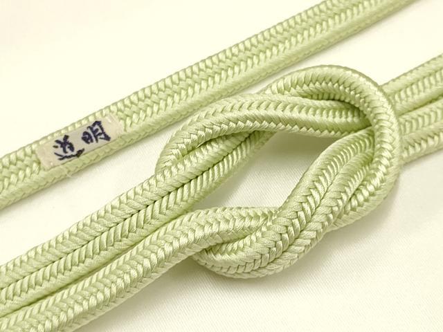 平和屋着物●極上　有職組紐道明　帯締め　冠組　若茶色　宮内庁御用　国立博物館御用　東京芸術大学御用　逸品　AABA9913ay