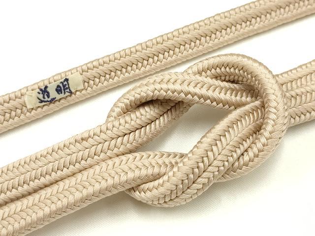平和屋着物●極上　有職組紐道明　帯締め　冠組　洗柿色　宮内庁御用　国立博物館御用　東京芸術大学御用 　逸品　AABA9934ay
