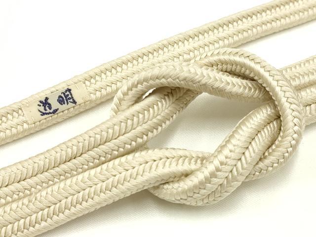 平和屋着物●極上　有職組紐道明　帯締め　冠組　練色　宮内庁御用　国立博物館御用　東京芸術大学御用 　逸品　AABA9936ay